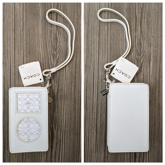 Coach | Accessories | Coach White Ipod Classic Case With Removable ...